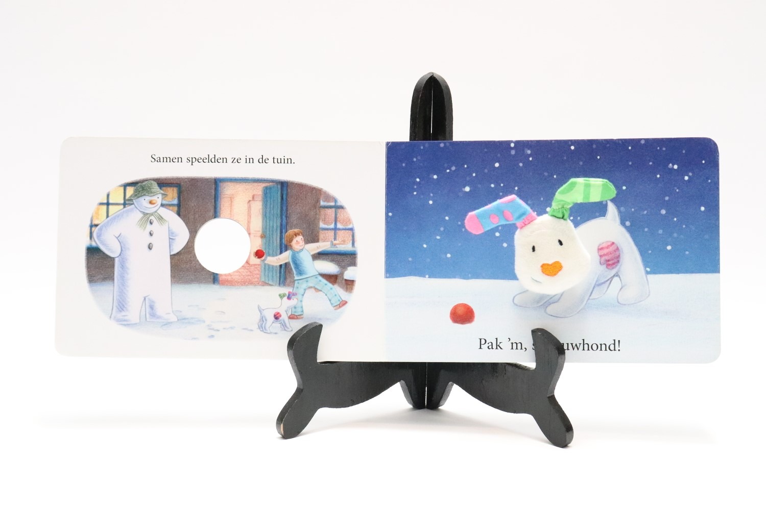De sneeuwman en de sneeuwhond: een vingerpopboek - Boeken - edukleuter ...