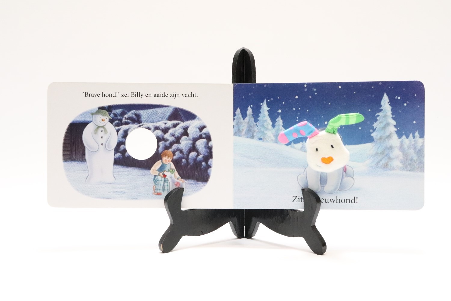 De sneeuwman en de sneeuwhond: een vingerpopboek - Boeken - edukleuter ...